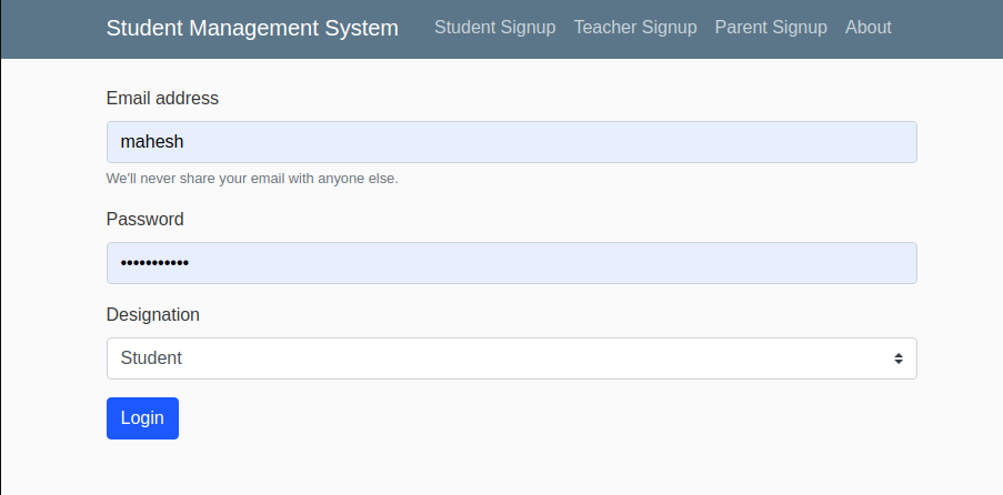 GitHub - mahesh-1998/Student-Management-System-Django-: A student ...