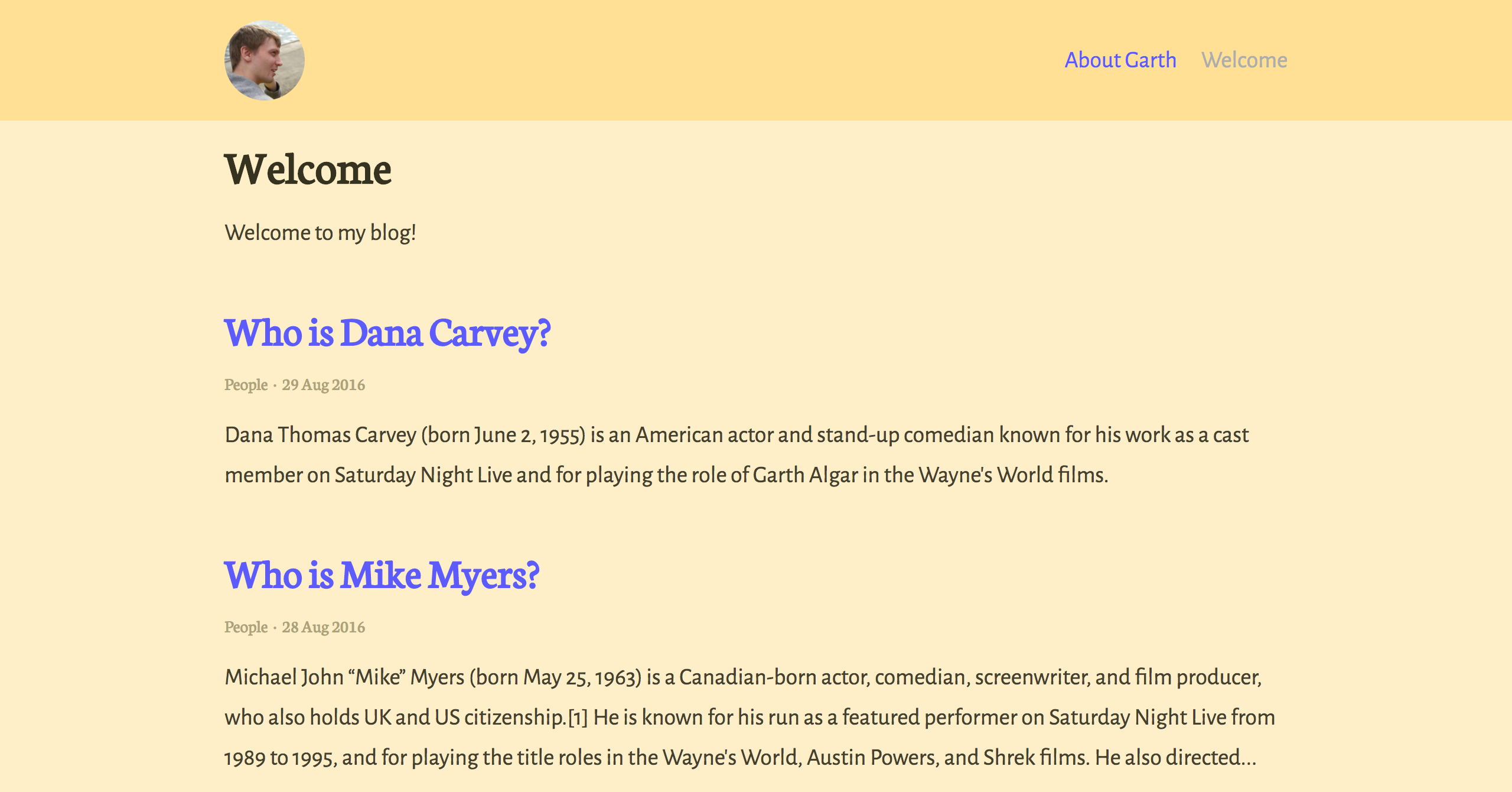GitHub - Cecilapp/theme-garth: The Garth theme for Cecil is a port the Garth theme for Jekyll ...