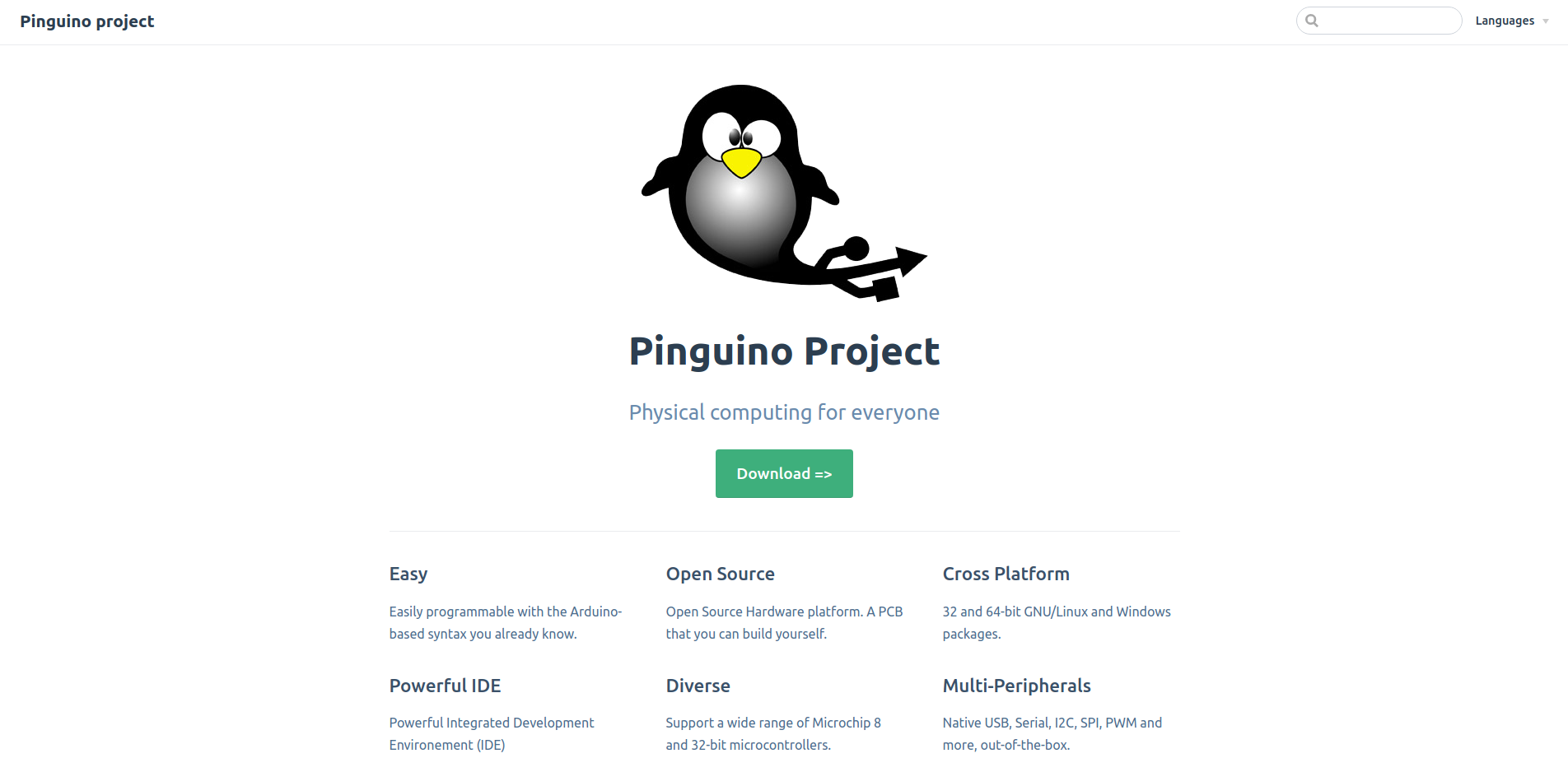GitHub - PinguinoIDE/pinguinoide.github.io: Source code for Pinguino Project website