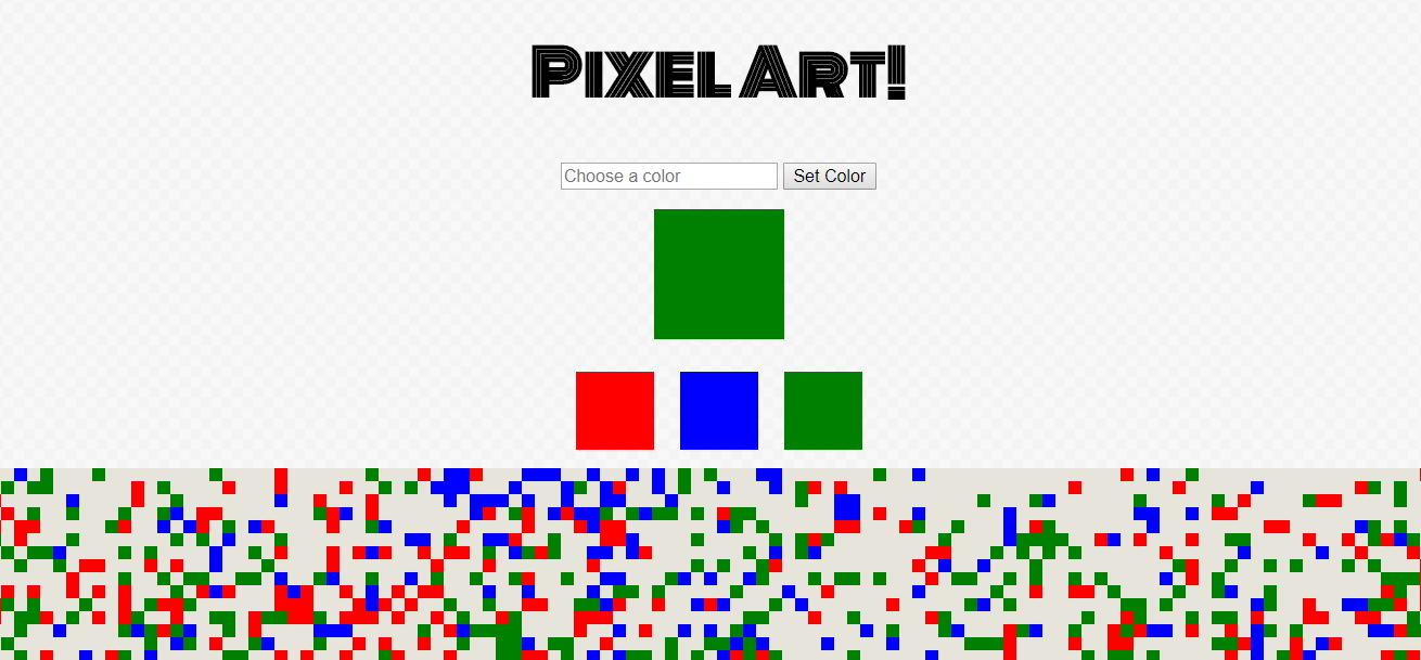 Github Iqbalanwar Pixelart Choose Your Color And Make Pixel Art