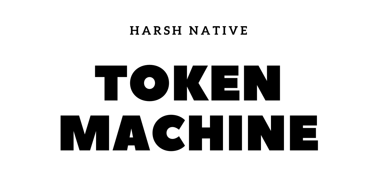 GitHub - harshnative/token_machine: A token machine for the shops ...