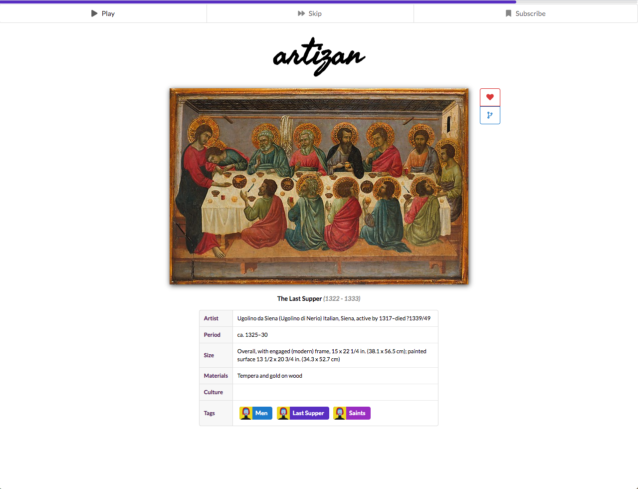 GitHub - buraktekin/artizan: A progressive web app written in ReactJS getting random art pieces ...