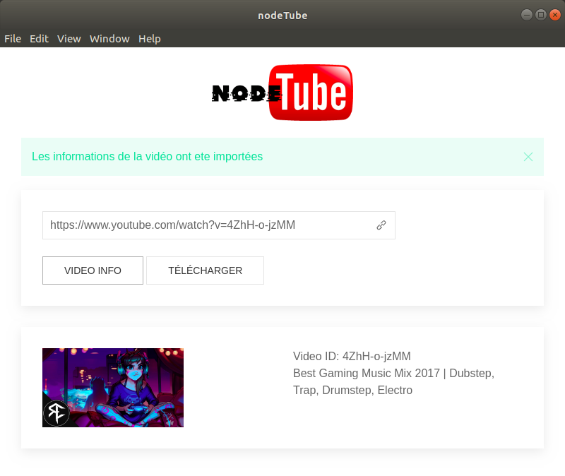 GitHub - atmoner/nodeTube: Youtube video downloader - ElectronJs