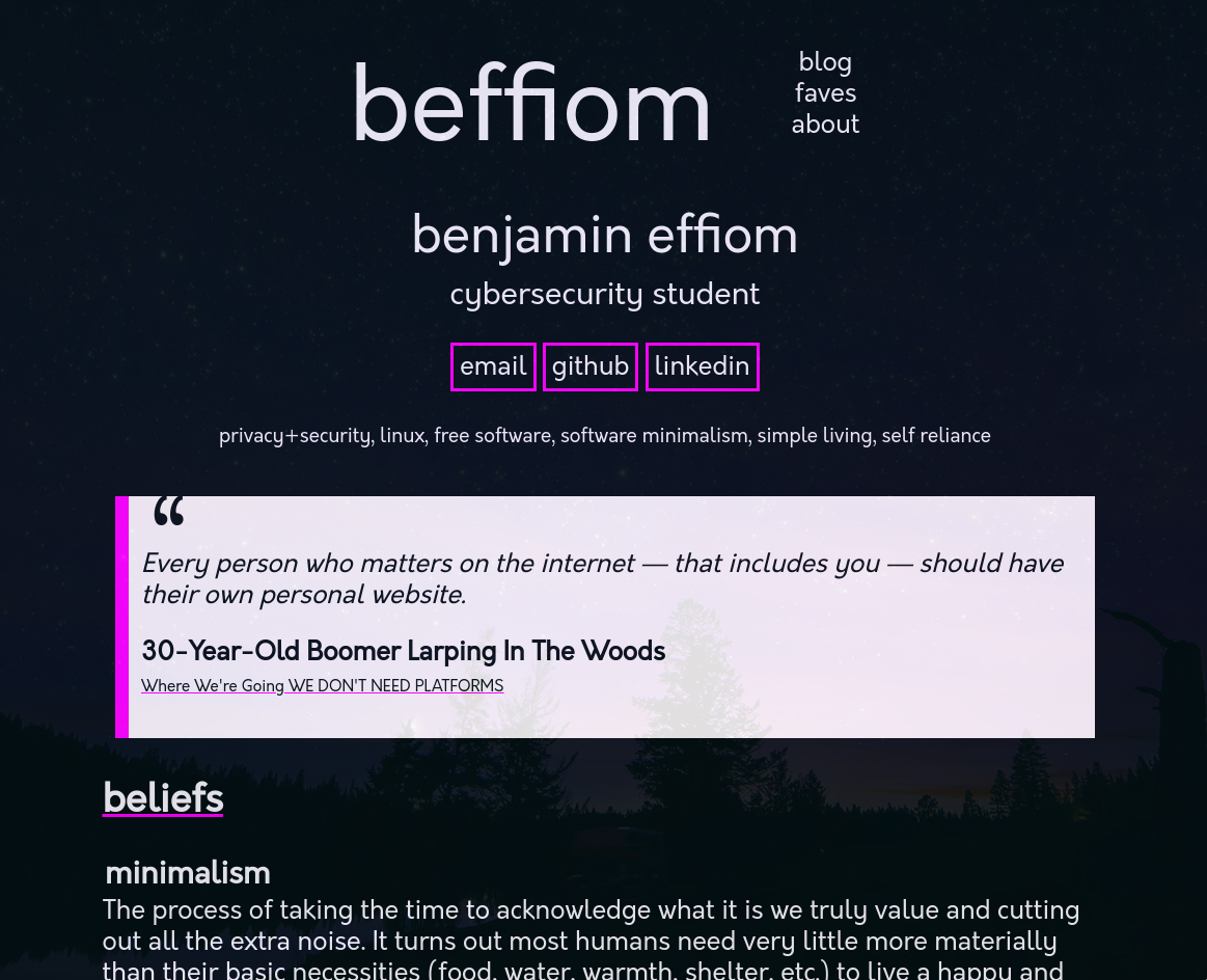 GitHub - beffiom/site: my personal website