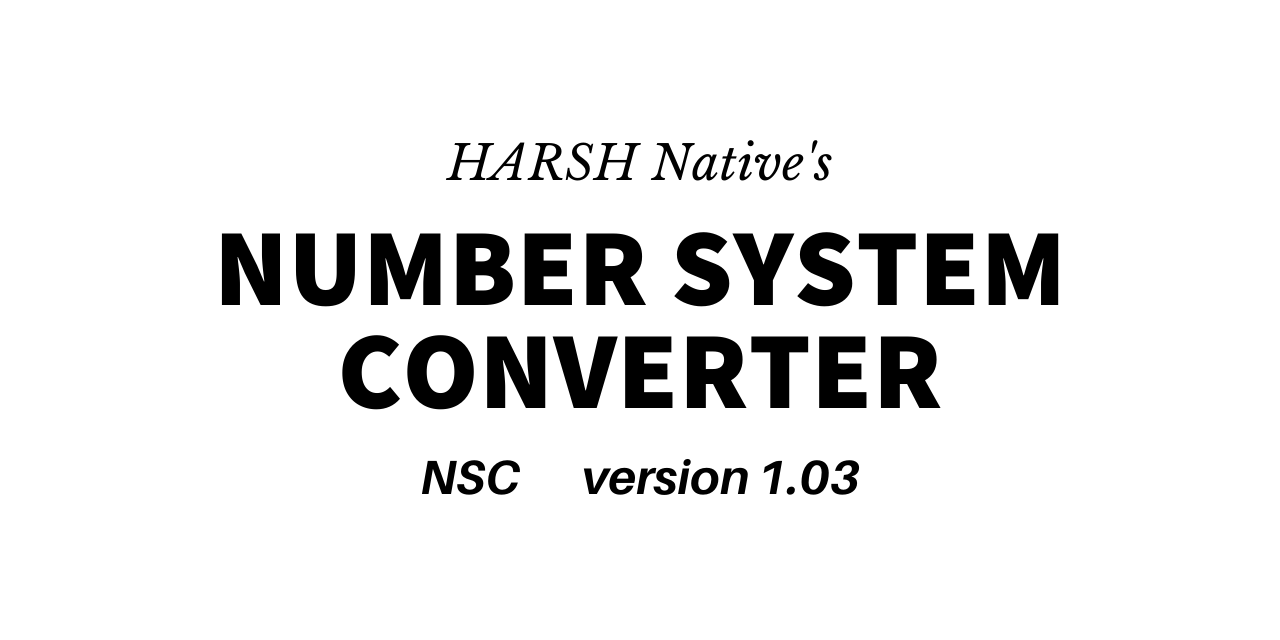 GitHub - harshnative/number-system-converter: this software can convert ...