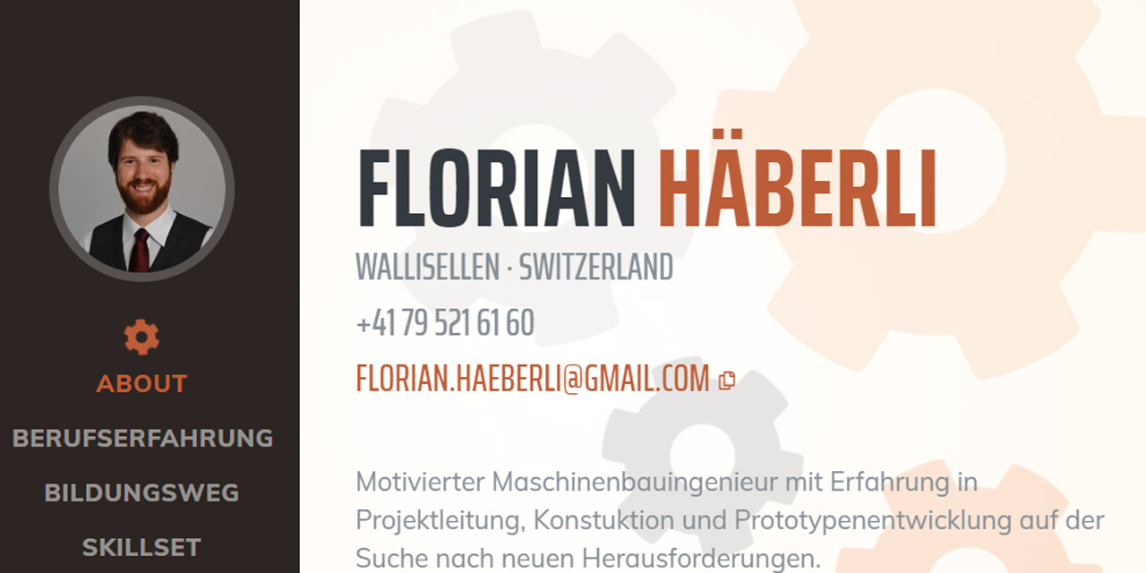 GitHub - anzuj/florian: Florian Häberli personal site