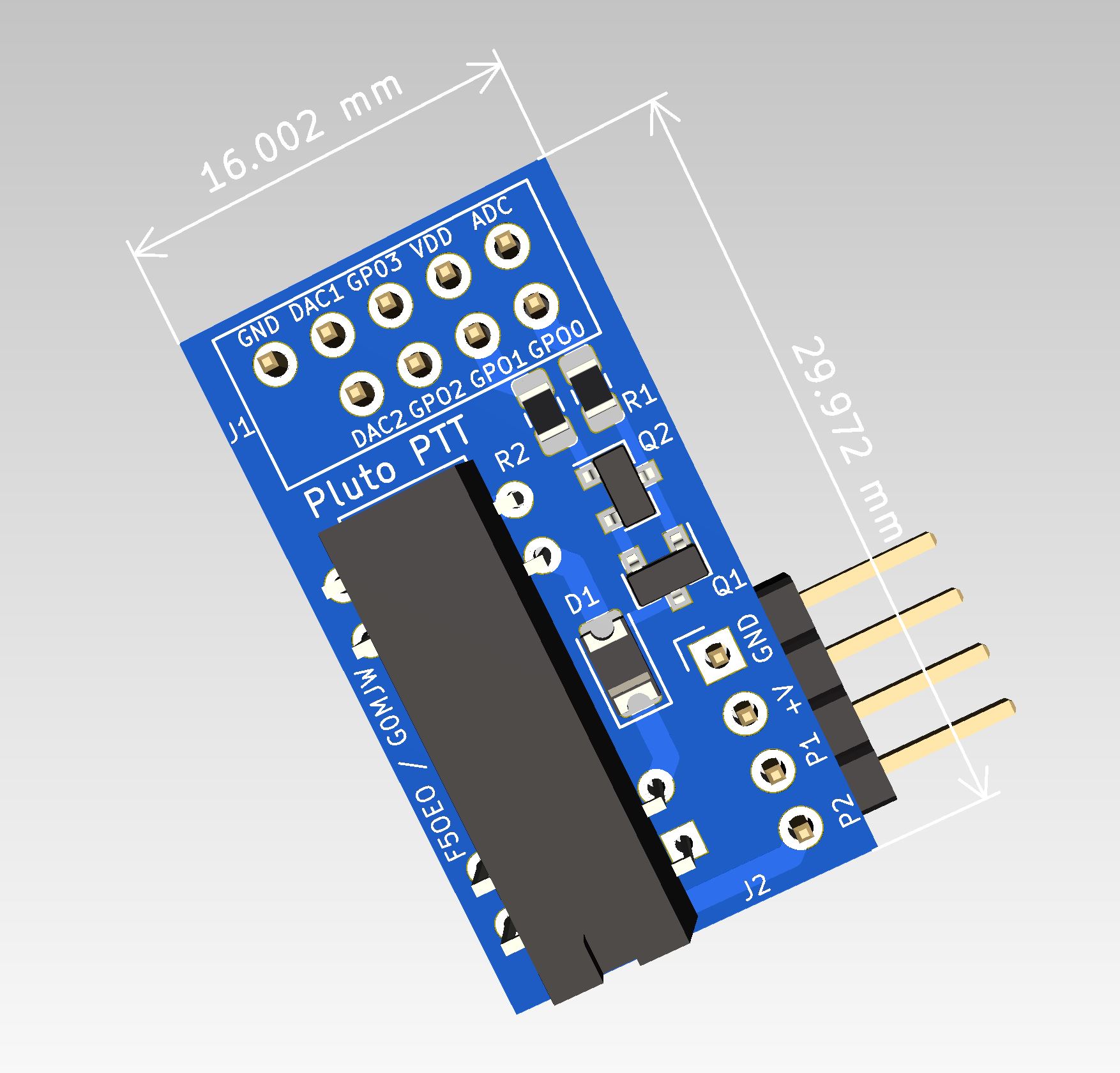 GitHub - G0MJW/Pluto_PTT_on_board: PCB for PTT out by F5OEO