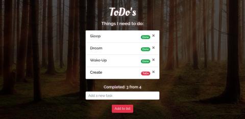 Github Nicsolitom React Todo React Todo Page Link