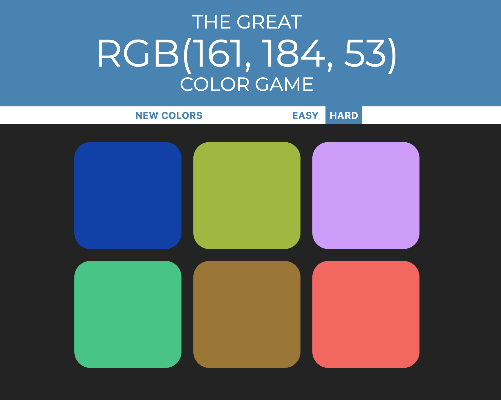 GitHub - maksathanja/color-game: The Great Color Game