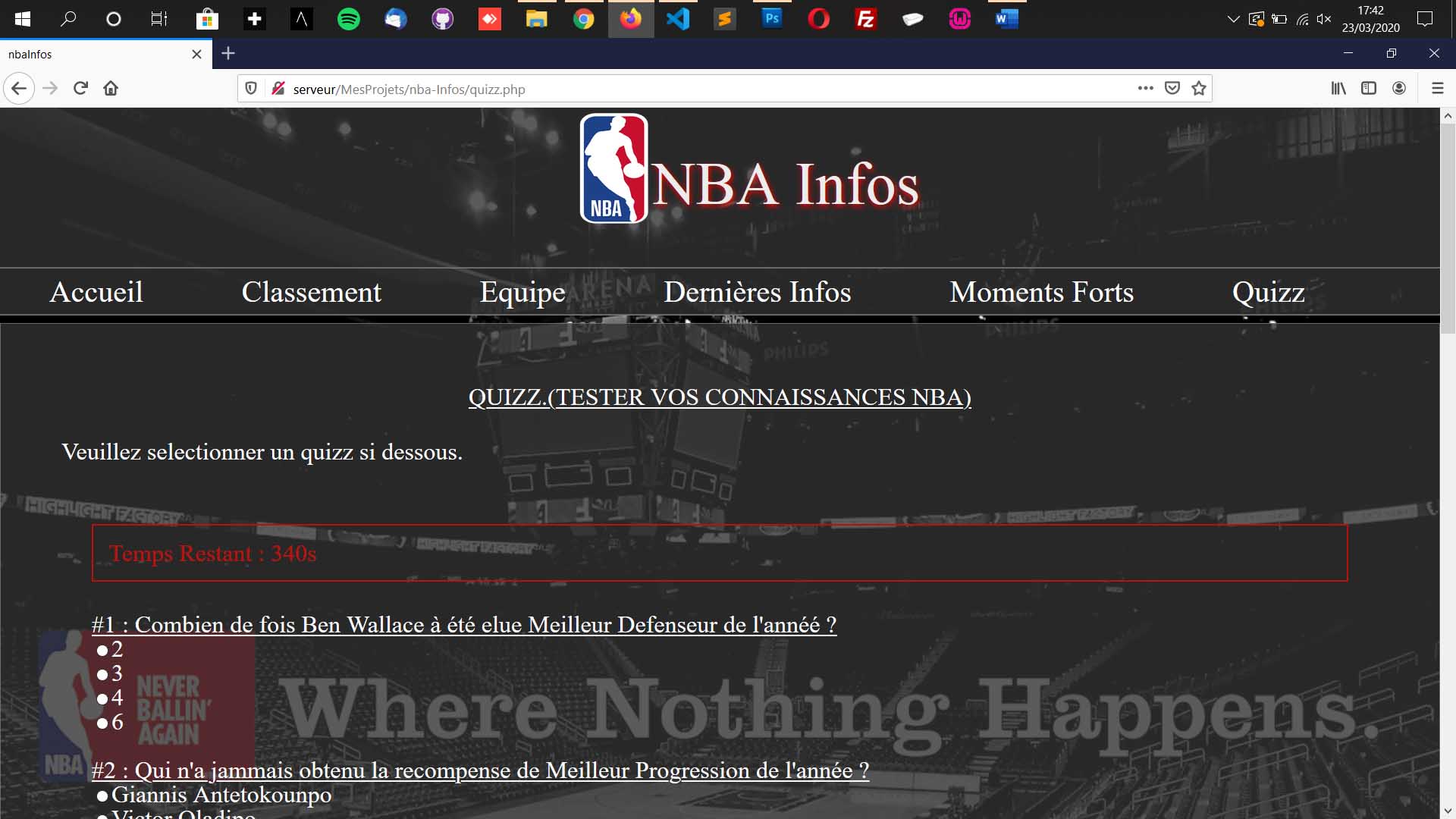GitHub - kevinadorais/NBAInfos: Maquette d'un site d'infos concernant ...