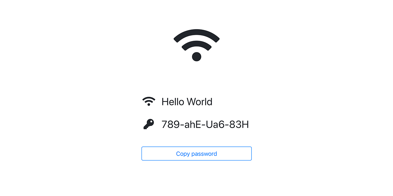 GitHub - christianlerke/WiFi-Landing-Page: Display Guest Wifi Credentials