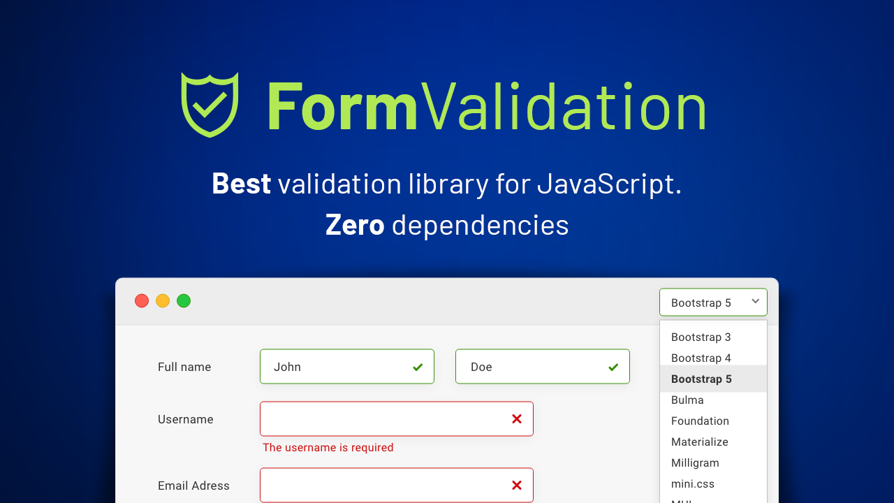 Form Validation Svelte Themes