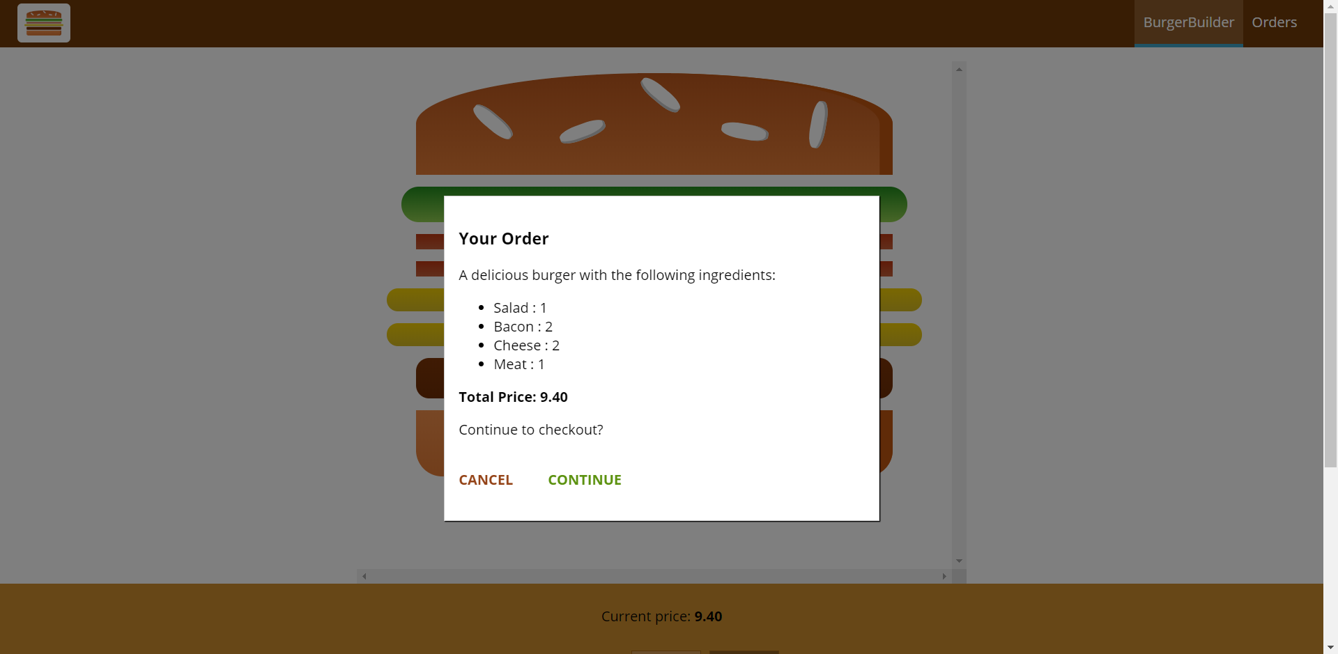 GitHub - lebaluong33/BurgerBuilder: BurgerBuilder