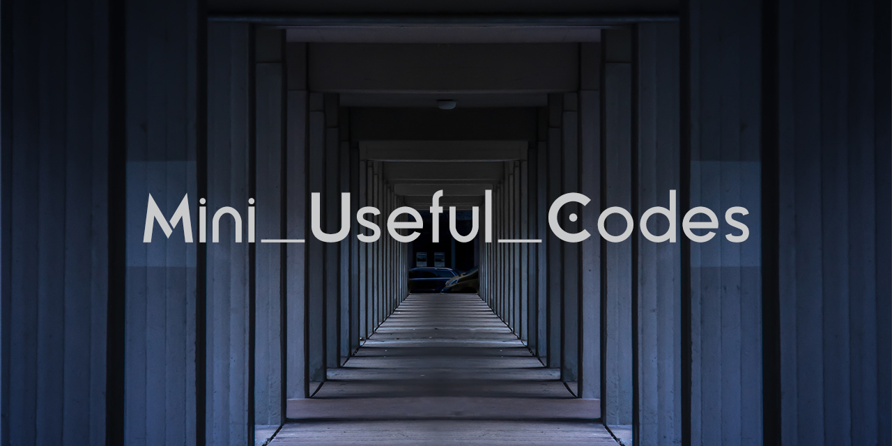 Github Fermihacker Mini Useful Codes These Are Some Codes That Might