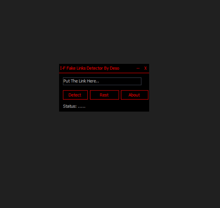GitHub - marwaneldesouki/I_F-Fake-Links-Detector: This tool made by me ...