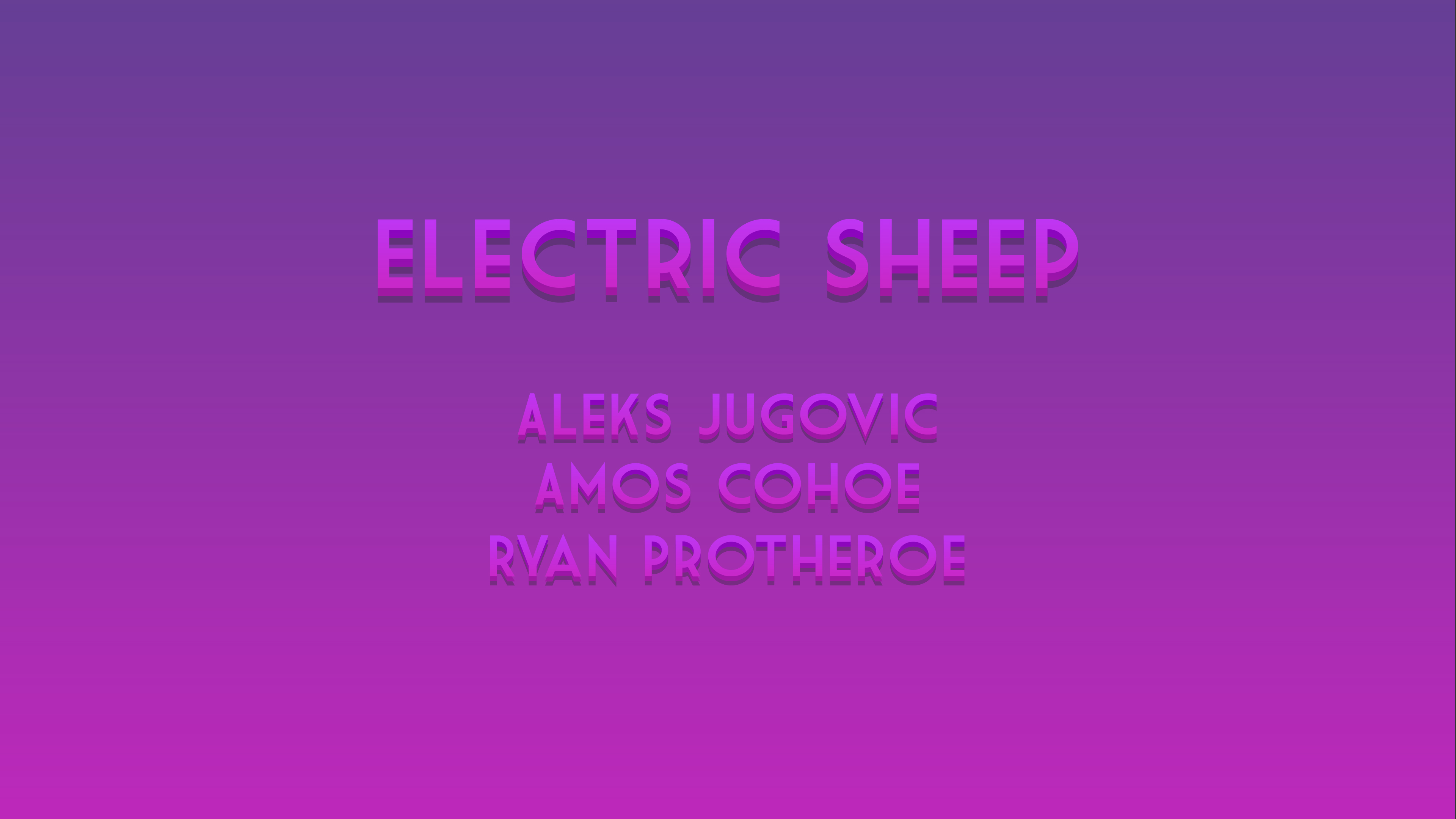 GitHub - Trenchh/ElectricSheep: CISC226 Game Project | Electric Sheep