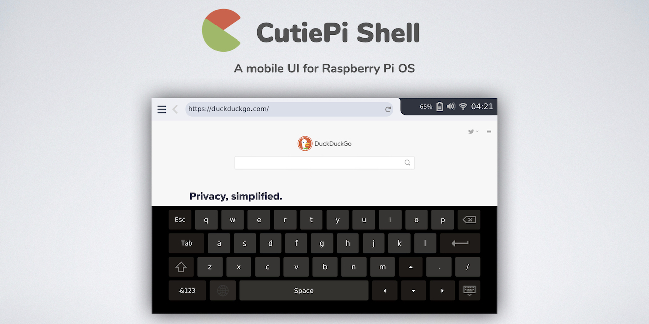 GitHub - cutiepi-io/cutiepi-shell: A mobile shell for Raspberry Pi OS