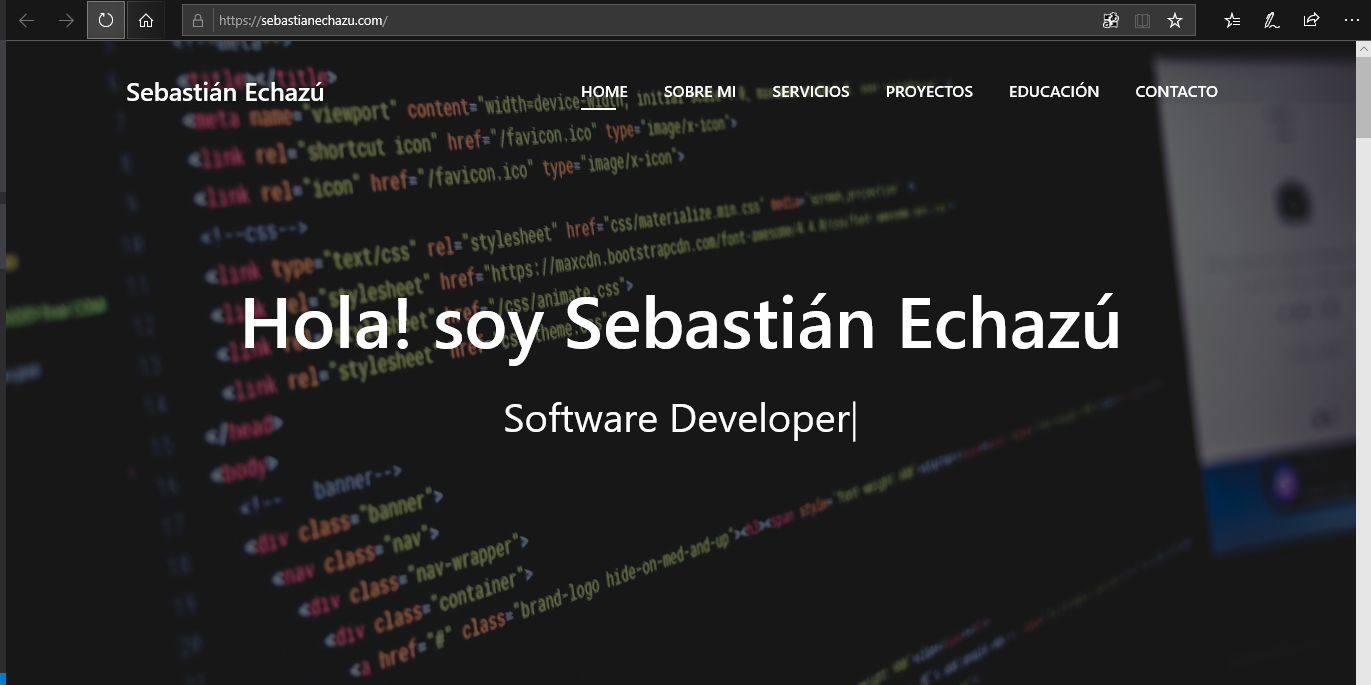 GitHub - sebasechazu/sebastianechazu.com: Pagina de presentación personal con breve Portfolio y ...