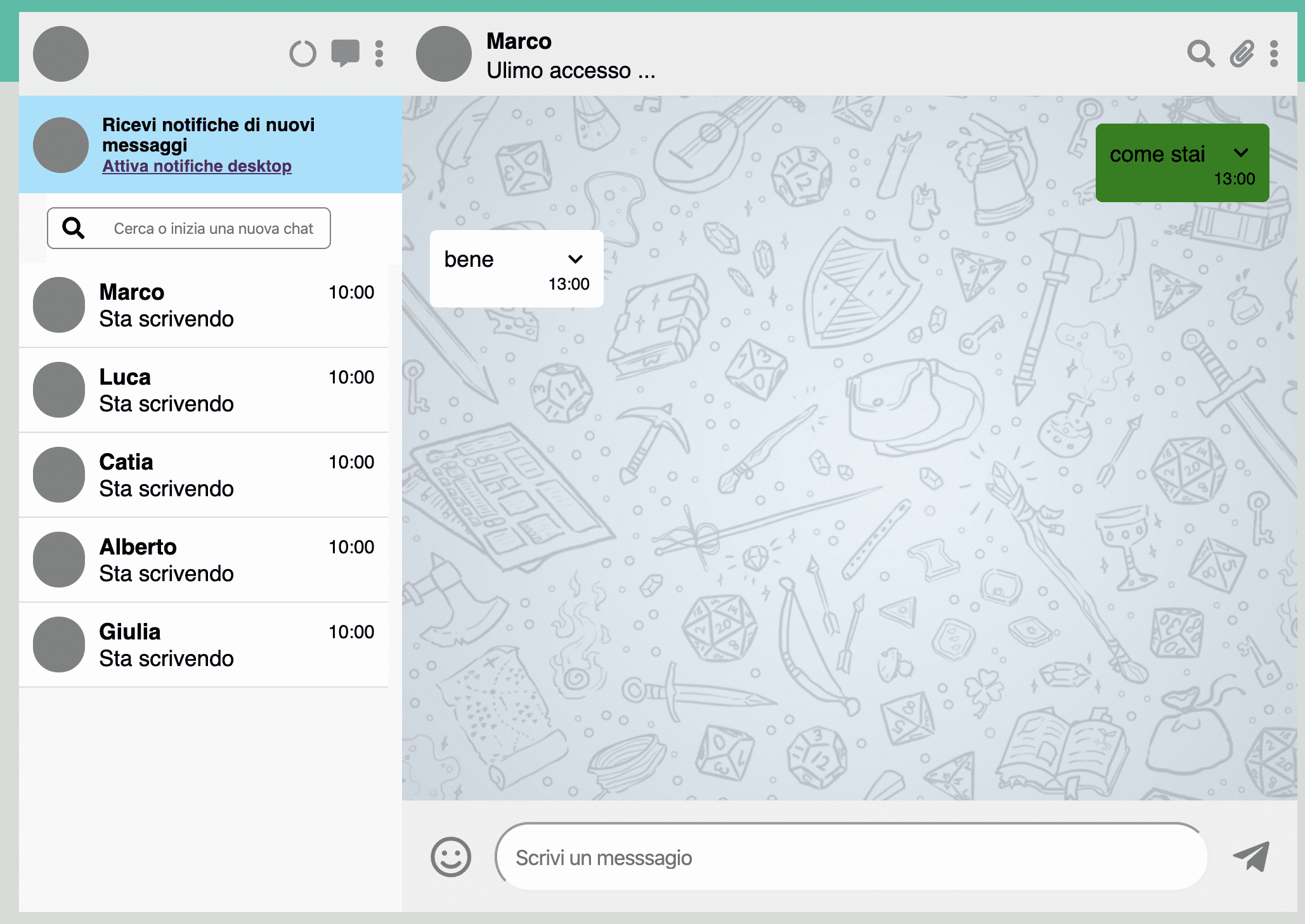 GitHub - lucacarnaroli/js-html-css-boolzap