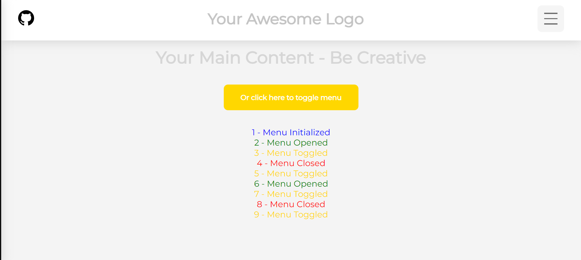hamburger · GitHub Topics · GitHub
