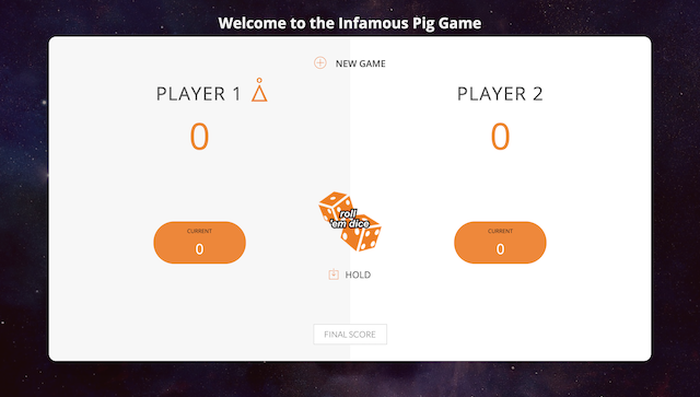 GitHub - grpecunia/Two-Dice-Pig: Pig is one of a family of dice games ...
