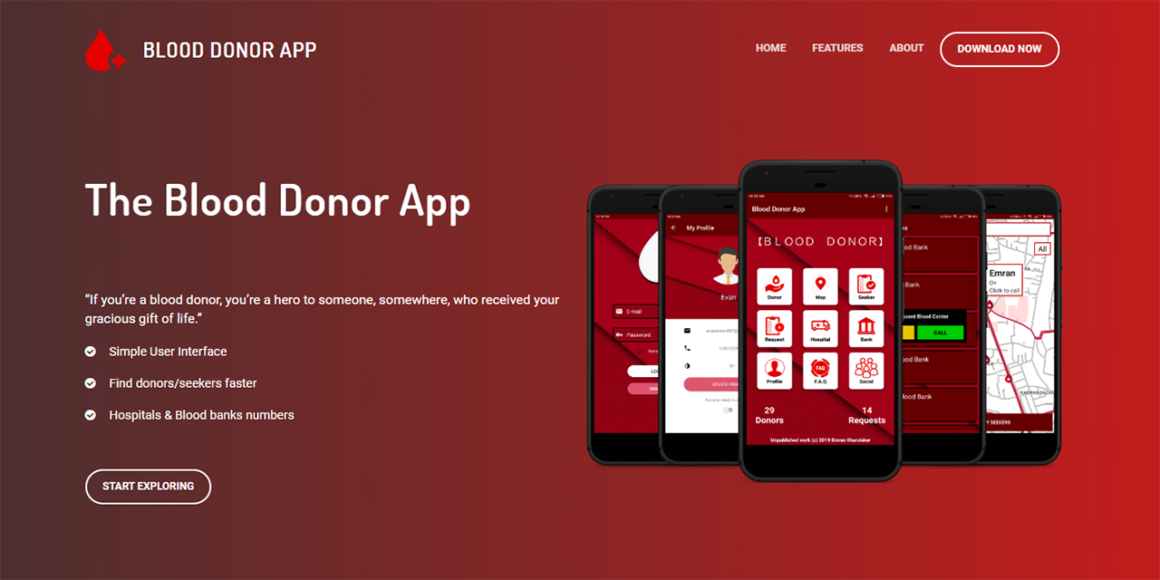 GitHub - evanemran/webpage_for_blood_donor_app: simple web page for ...