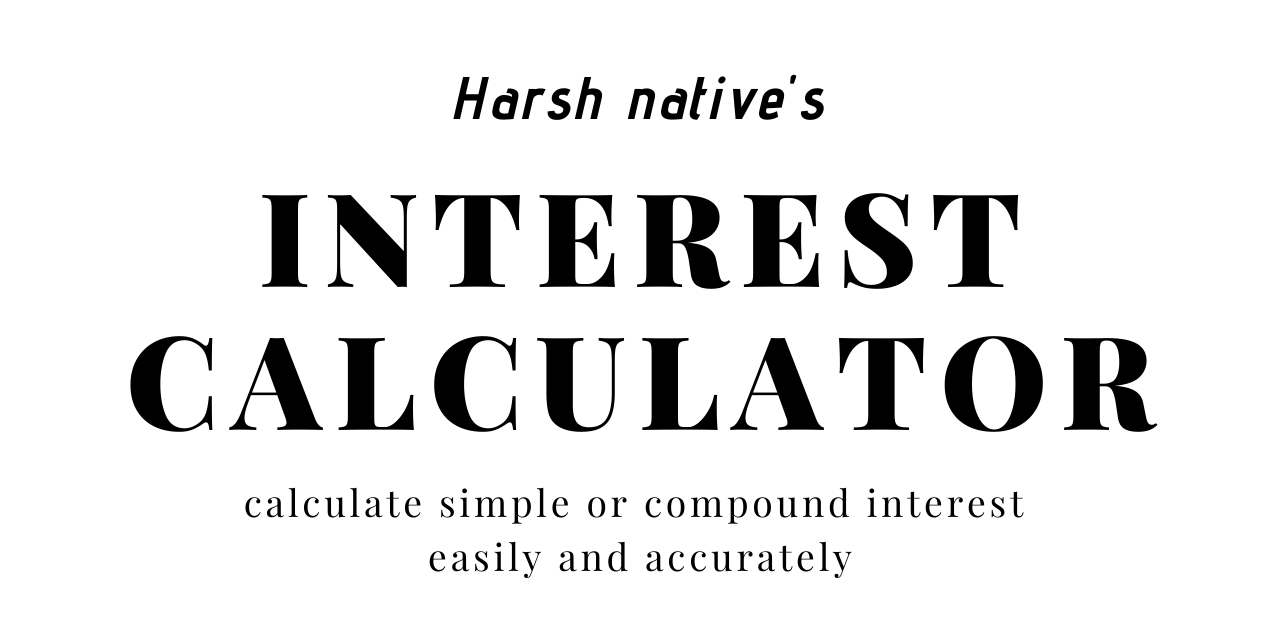 GitHub - harshnative/interest_calculator: A simple calculator that can ...
