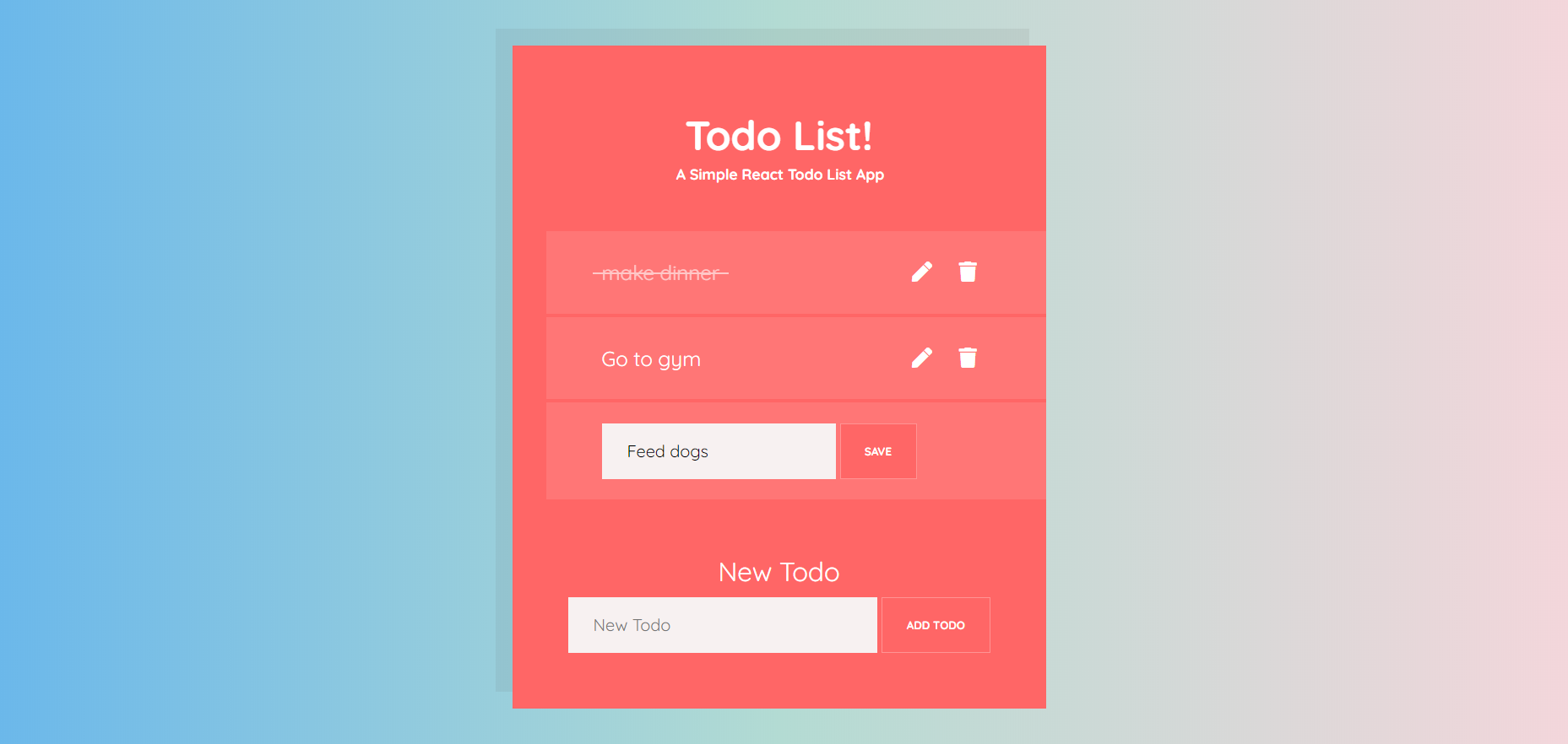 GitHub - nikkipeel/todolist-app: Todo List app built with ReactJS