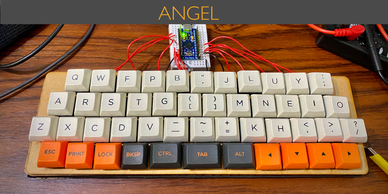 GitHub - jamessa/Angel: Angel - a symmetrical staggered ergonomic keyboard.
