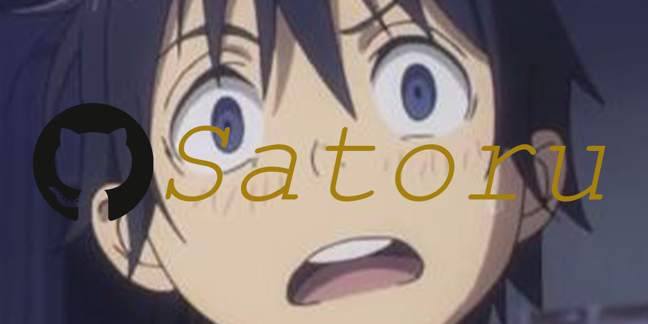 GitHub - ssebastianoo/Satoru: A multifunction weeb Discord Bot