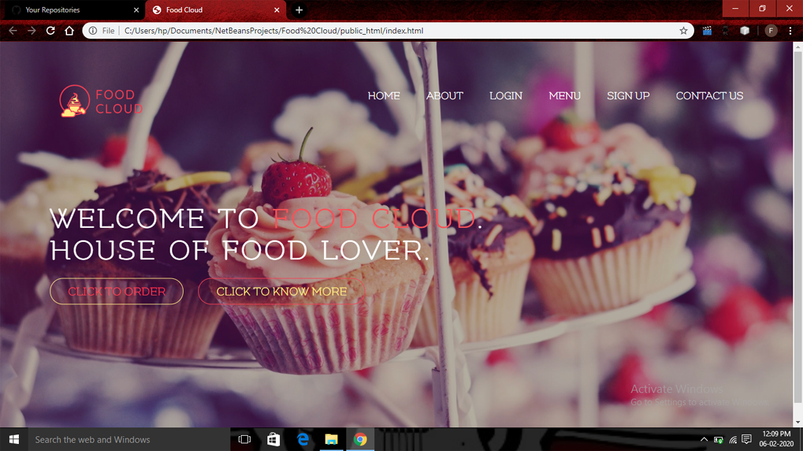 GitHub - Faiz743/Food-Cloud: Food Cloud is an online food ordering ...