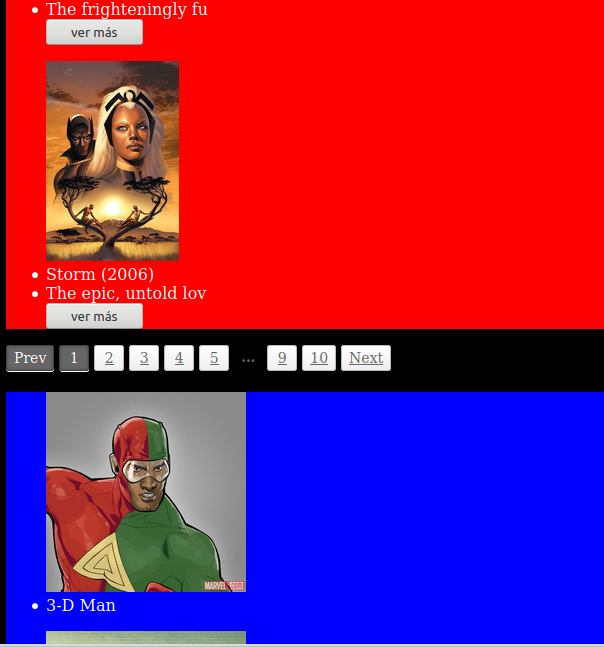 Github Flleo Marvel Ajax Api Marvel Simplepagination