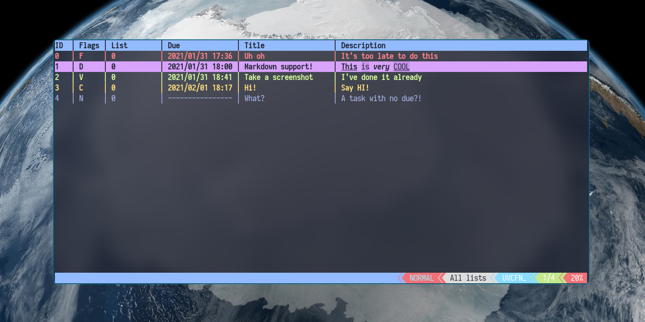 GitHub - GregTheMadMonk/noaftodo: NOAFtodo - an ncurses TODO-manager No ...