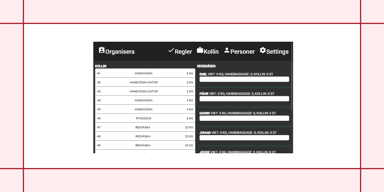 GitHub - MickDarkstar/luggage-organizer: PoC.