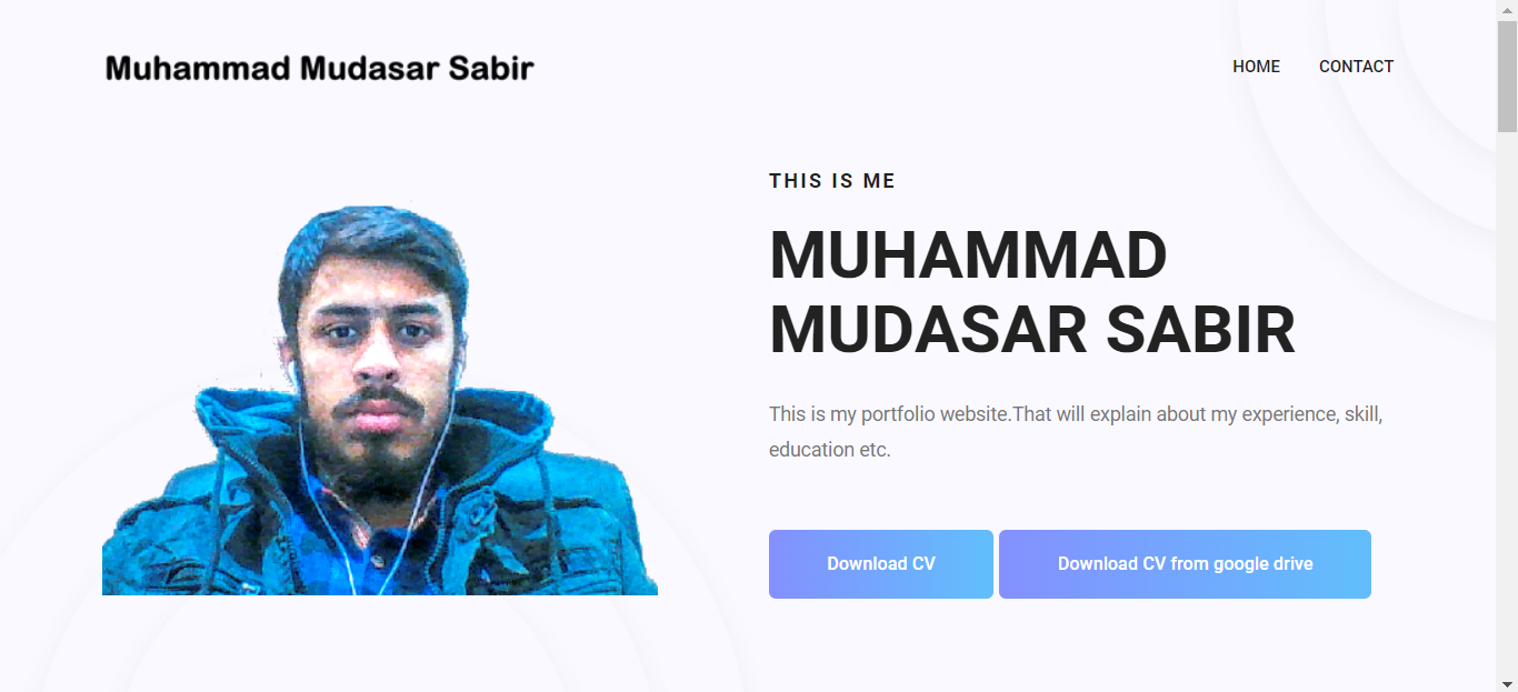 GitHub - mudasarsabir/Muhammad-Mudasar-Sabir: My Portfolio website.