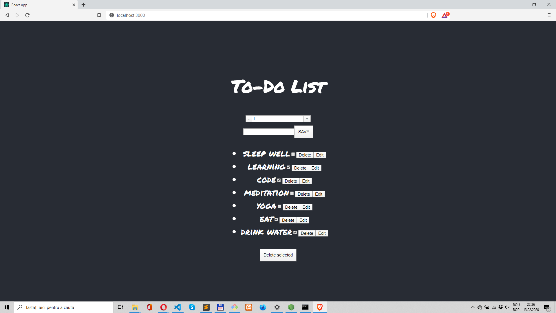 Github Ecaterinat Todo List React