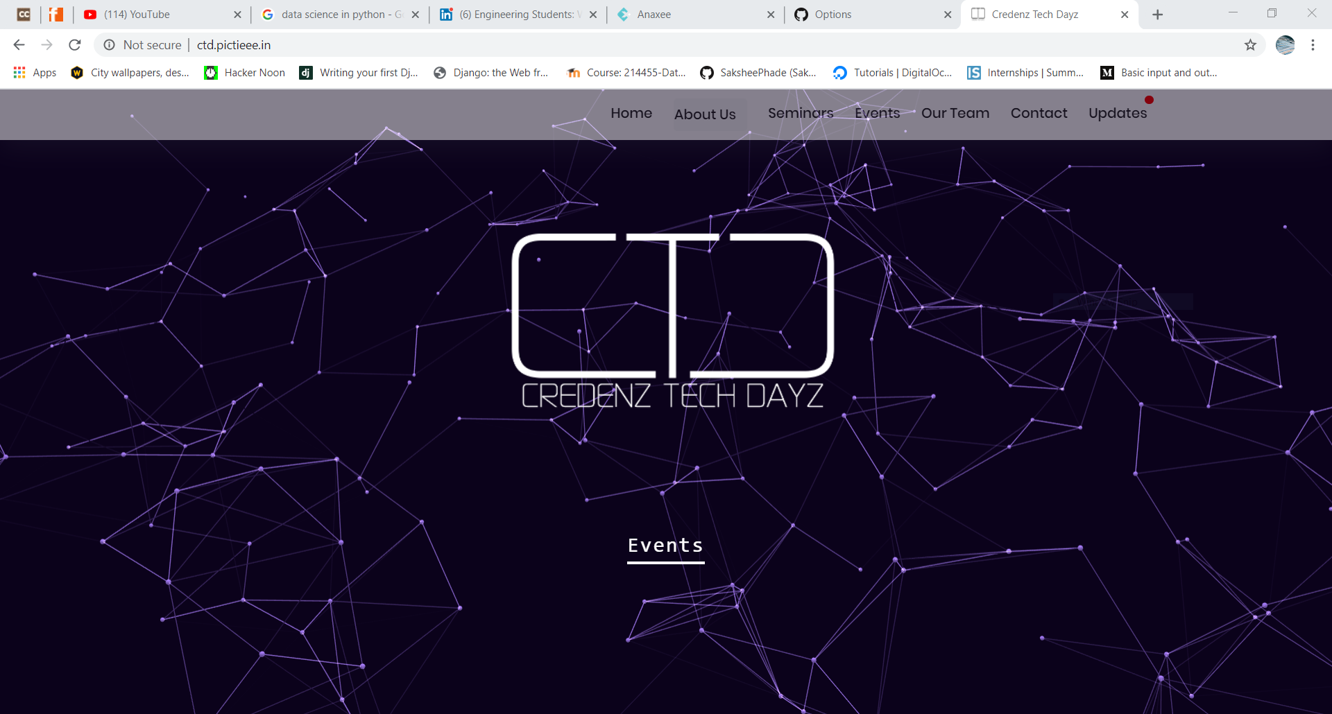 GitHub - SaksheePhade/CTDweb: A website to display information regarding the tech event CTD ...
