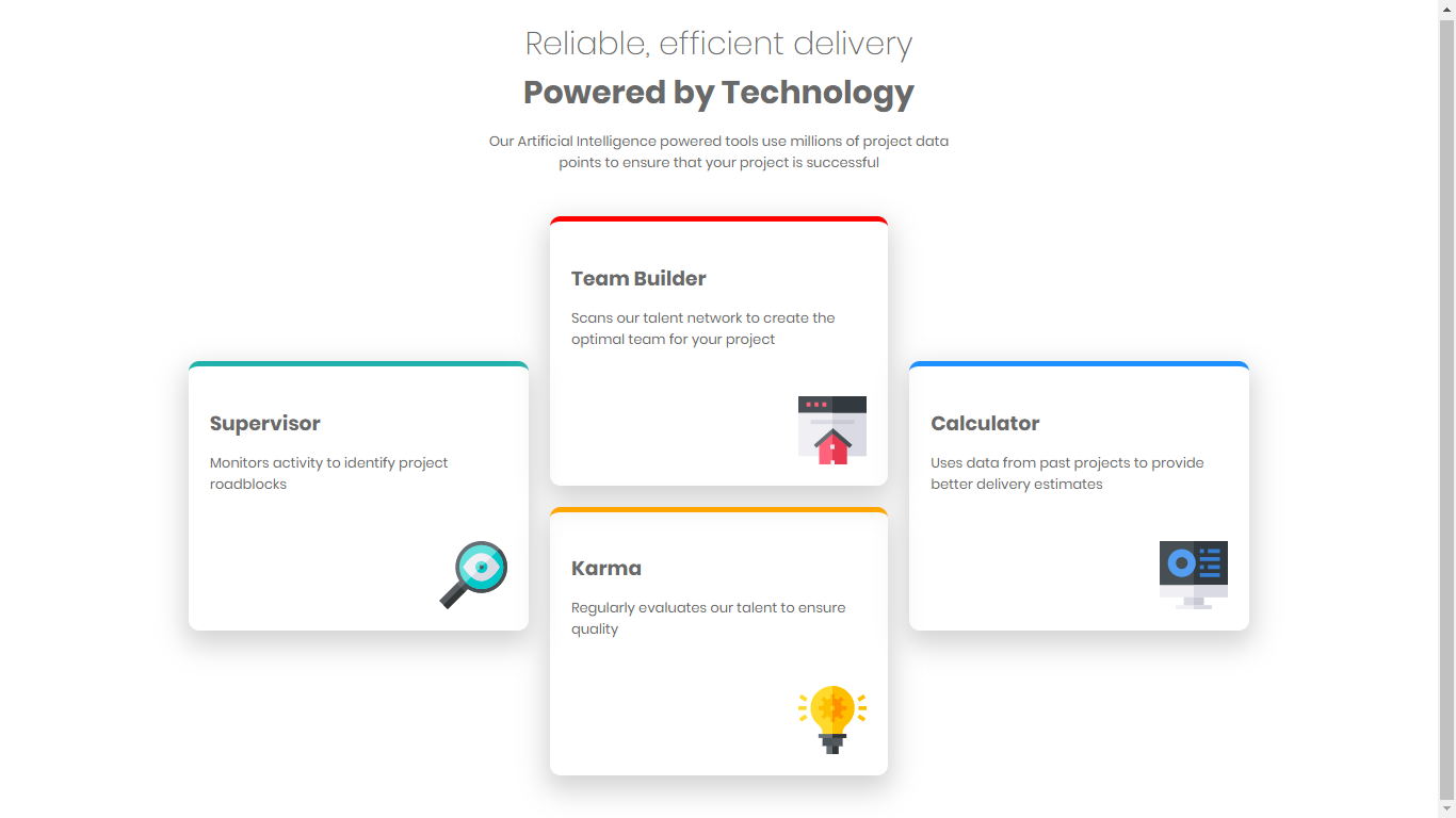 GitHub - rafayhasankhan/four-feature-card-section: Feature cards ...