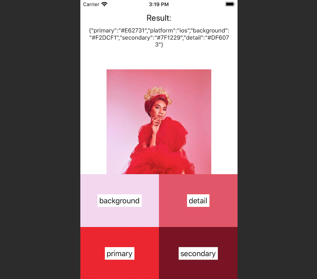 GitHub Osamaqarem react native image colors Fetch Prominent Colors
