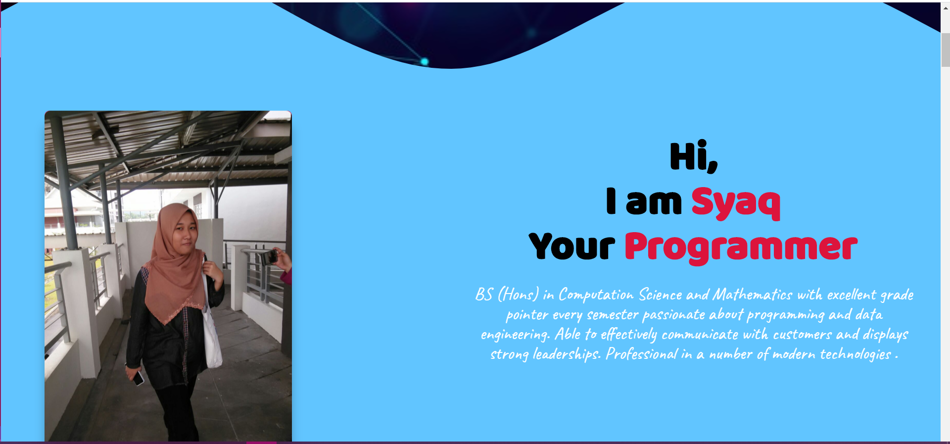 GitHub - SyafiqahAzizam/Online-Resume.github.io: Online Profile