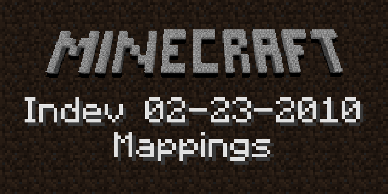 GitHub - Arenovas/Minecraft-Indev-Mappings: Java Mappings for Minecraft ...