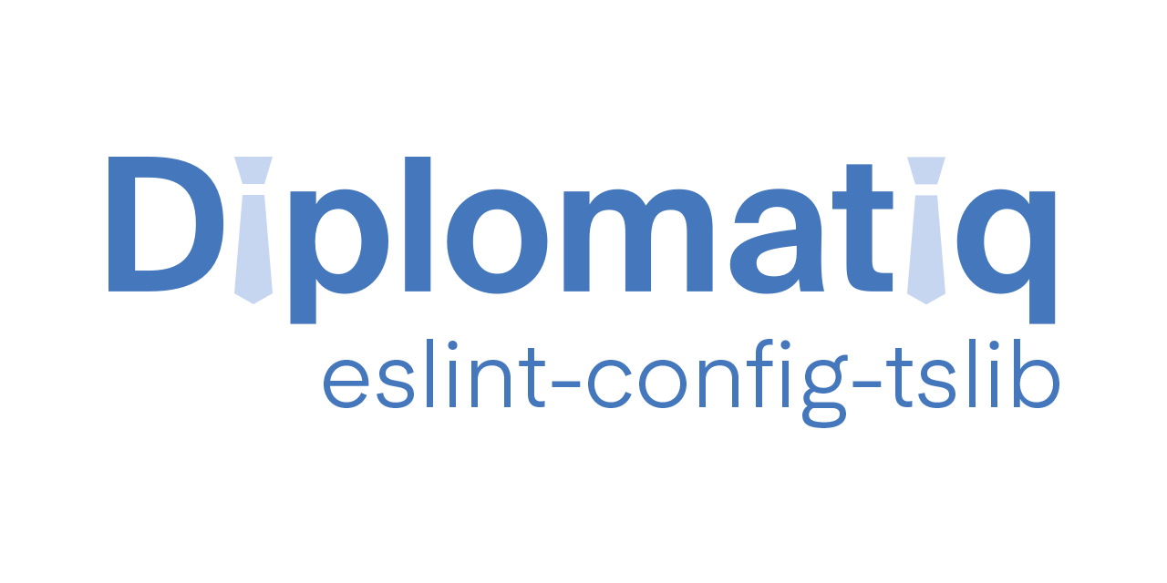 Github Diplomatiqeslint Config Tslib Eslint Configuration For Typescript Libraries