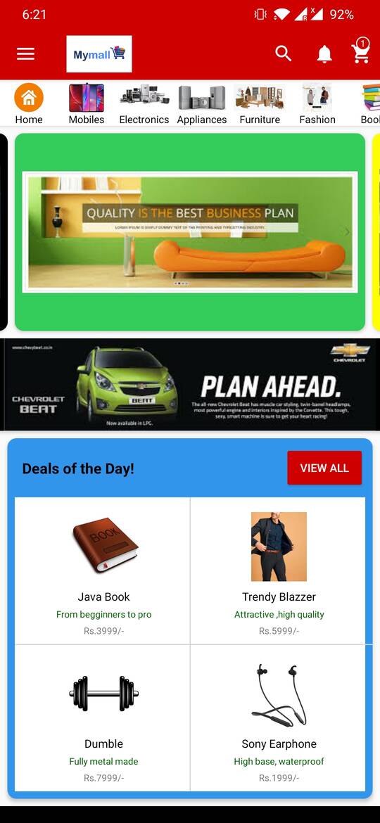 GitHub - ashish9718/My-Mall: e-commerce android app