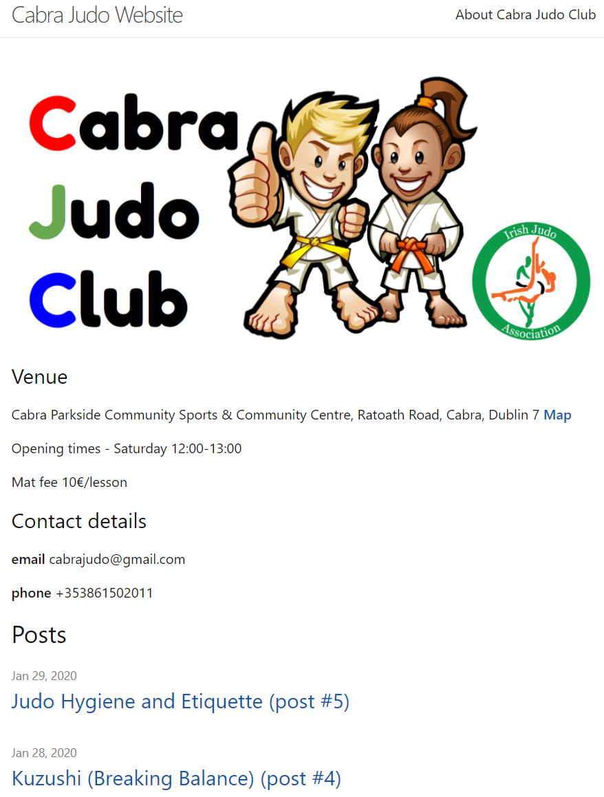 GitHub - cabrajudo/fjc-website: Phibsboro Judo Club Website/Blog