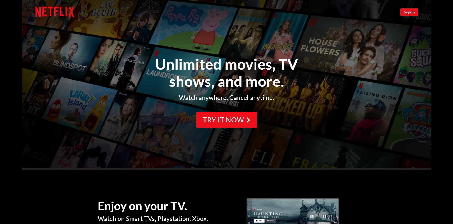 GitHub - slenderfigure/netflix_landingpage_replica: A replica of Netflix's 2019 landing page ...