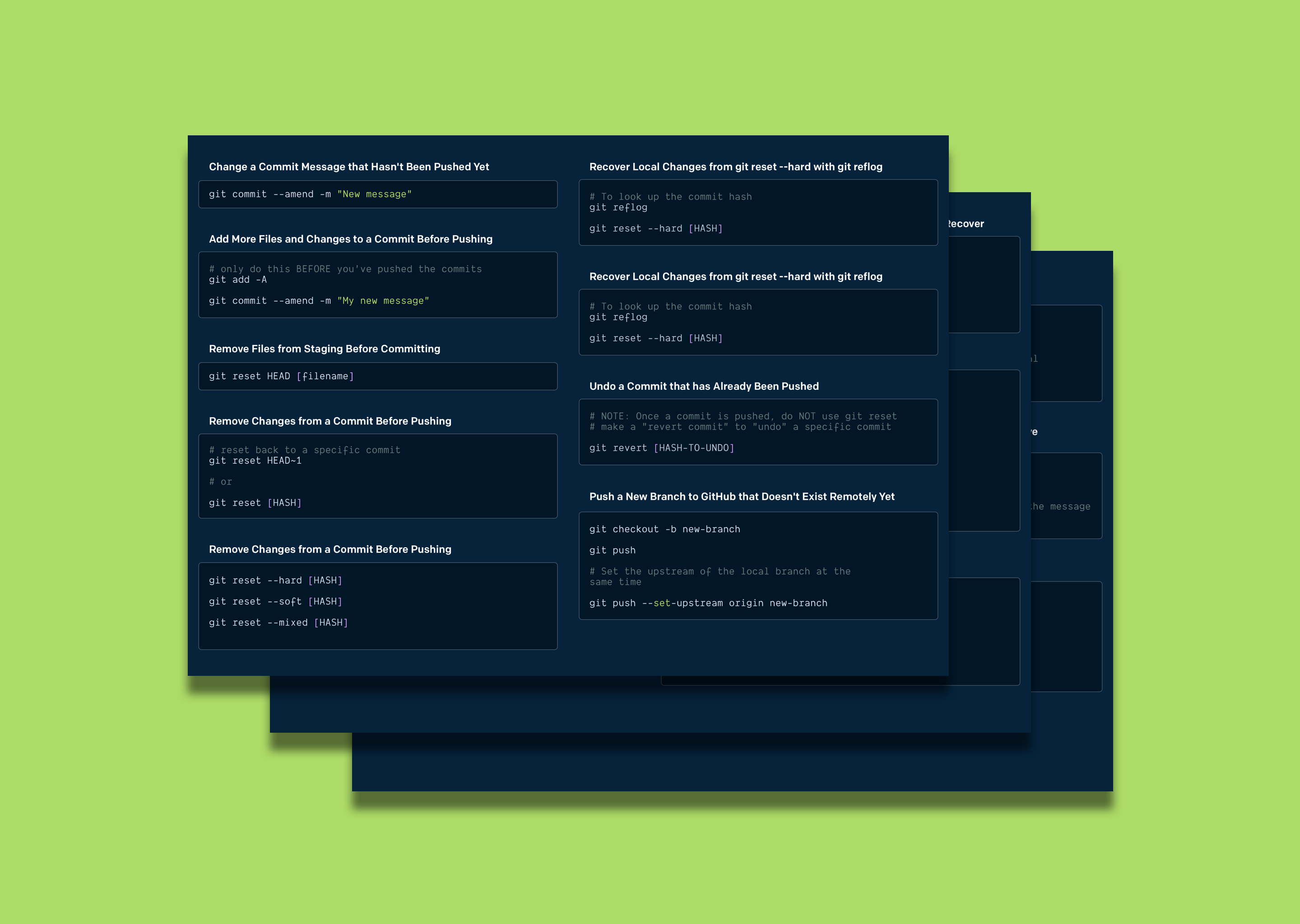 Github Laurosilvacom Fix Common Git Mistakes Notes 📓 Fix Common Git Mistakes Notes Cheetsheet