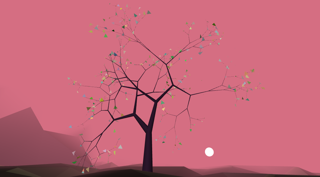 GitHub - rtspw/WebGL-Tree-Generation: A randomly generated nature scene ...