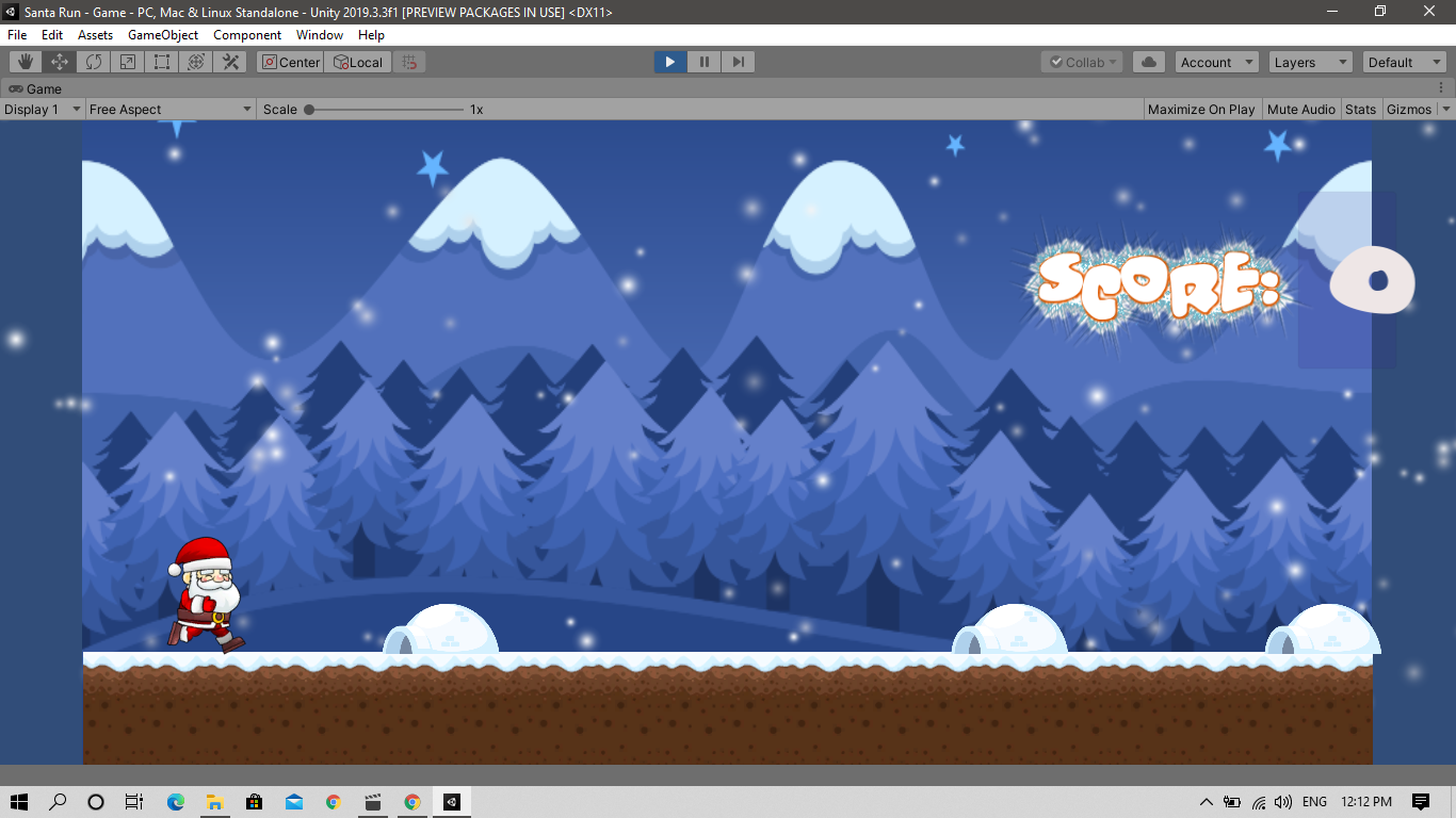 GitHub - Sena1996/Santa-Run: game project build using unity.