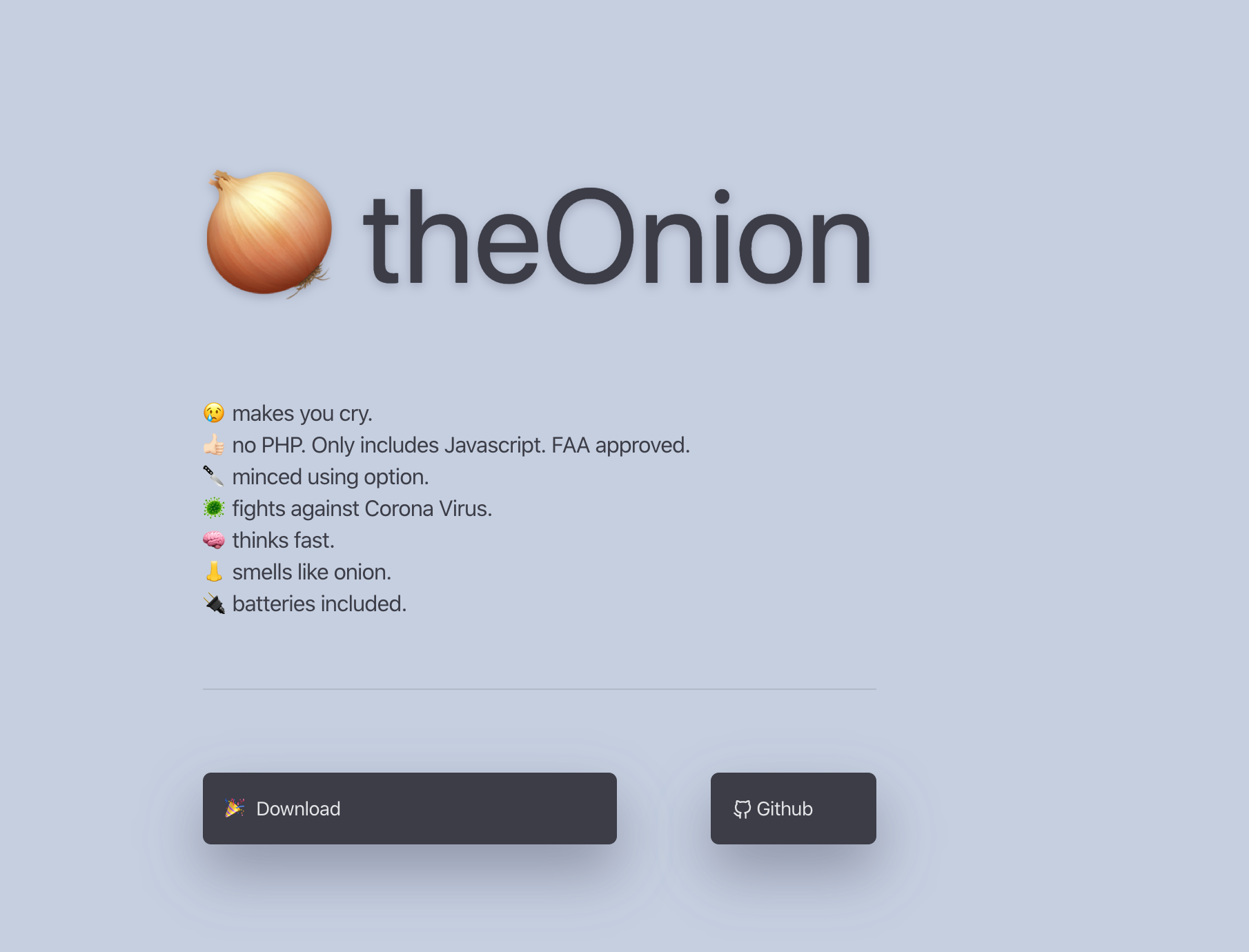GitHub - stevenselcuk/onion-old: 🧅 theOnion Gatsby Starter Theme for your next awesome product!