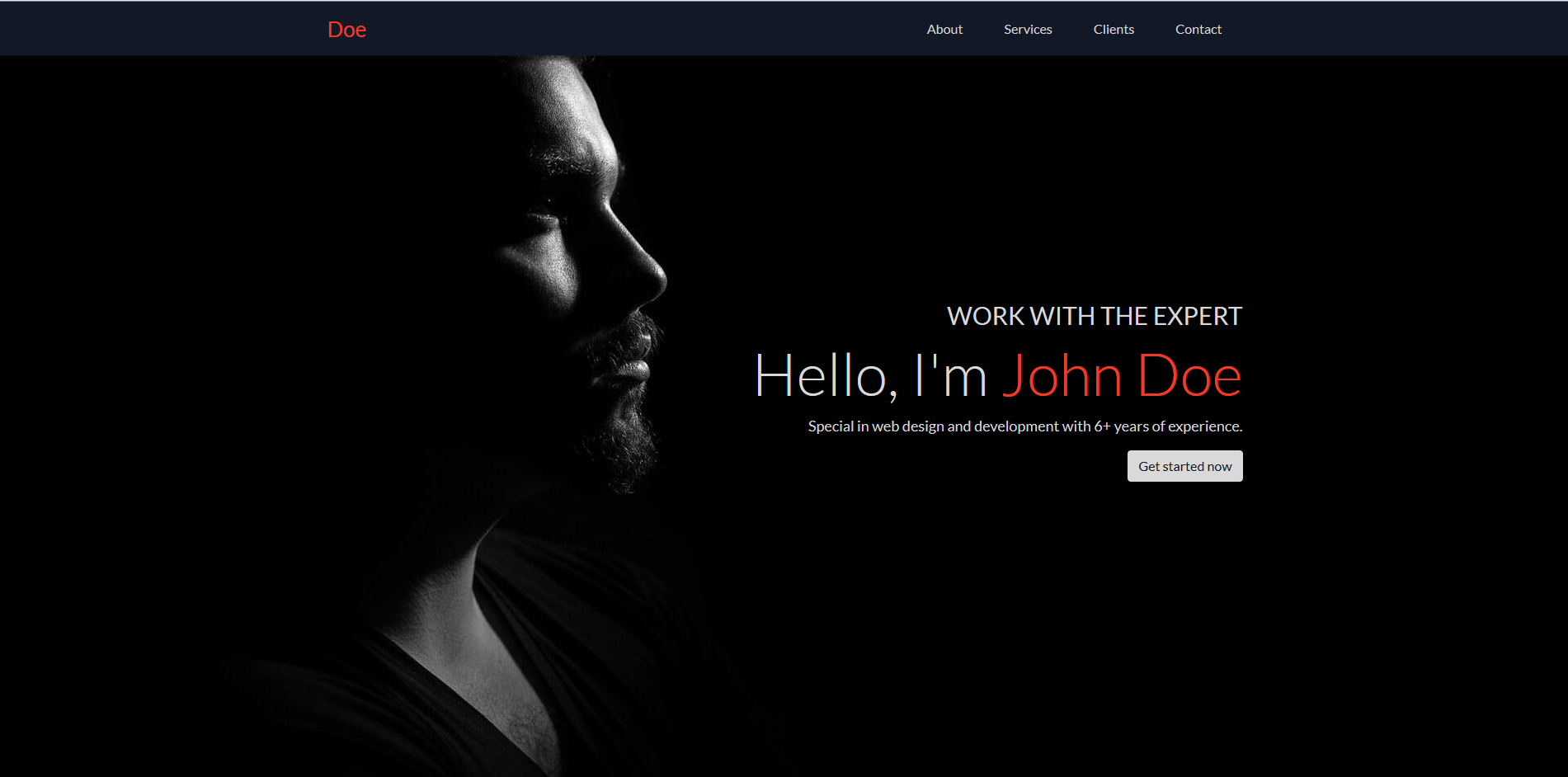 GitHub - devhabib/portfolioLanding: A personal Portfolio landing page